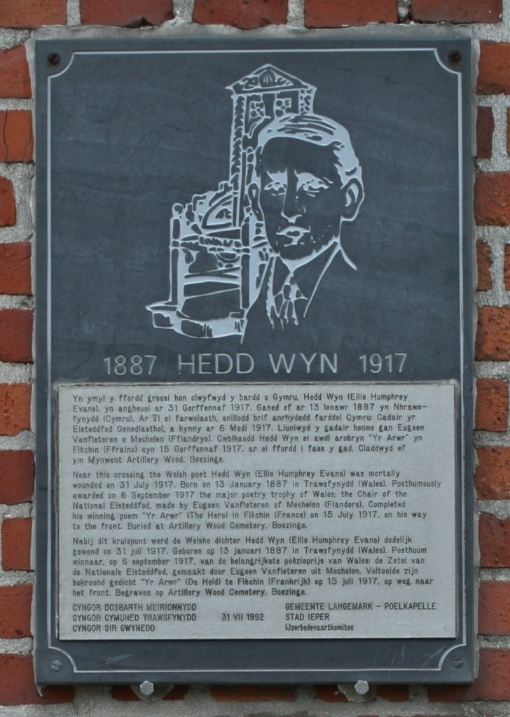 A Tour of Langemark Part One – The Welsh Memorial Park & Hedd Wyn ...